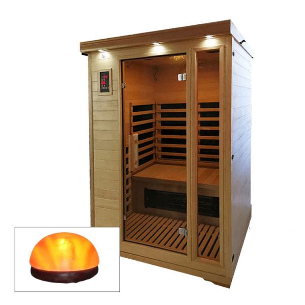 Sauna salt cave with carbon fiber heating - 2 person - free shipping in ...